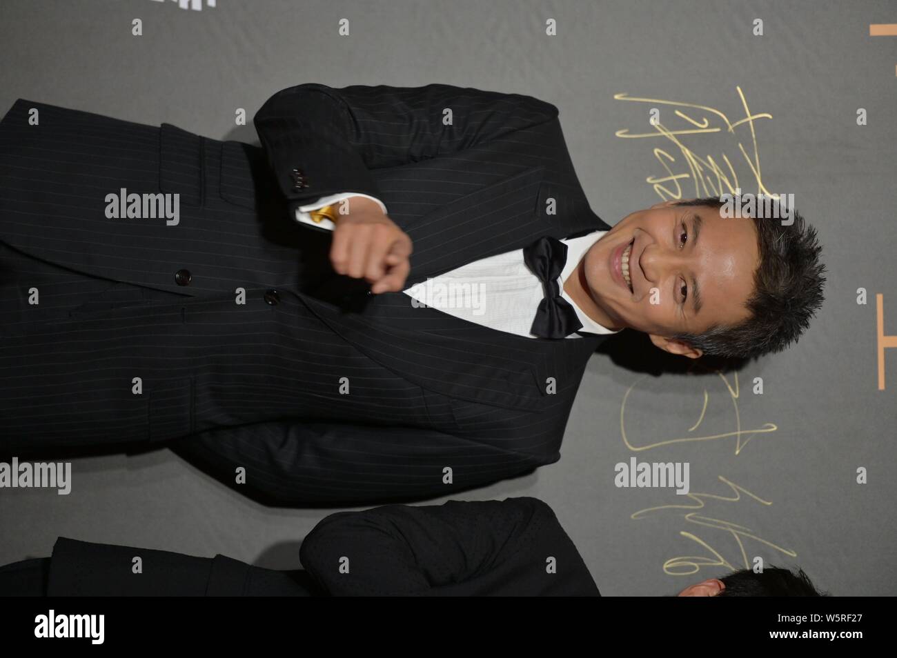 Chinese actor Deng Chao arrives on the red carpet for 2019 Sina Weibo ...