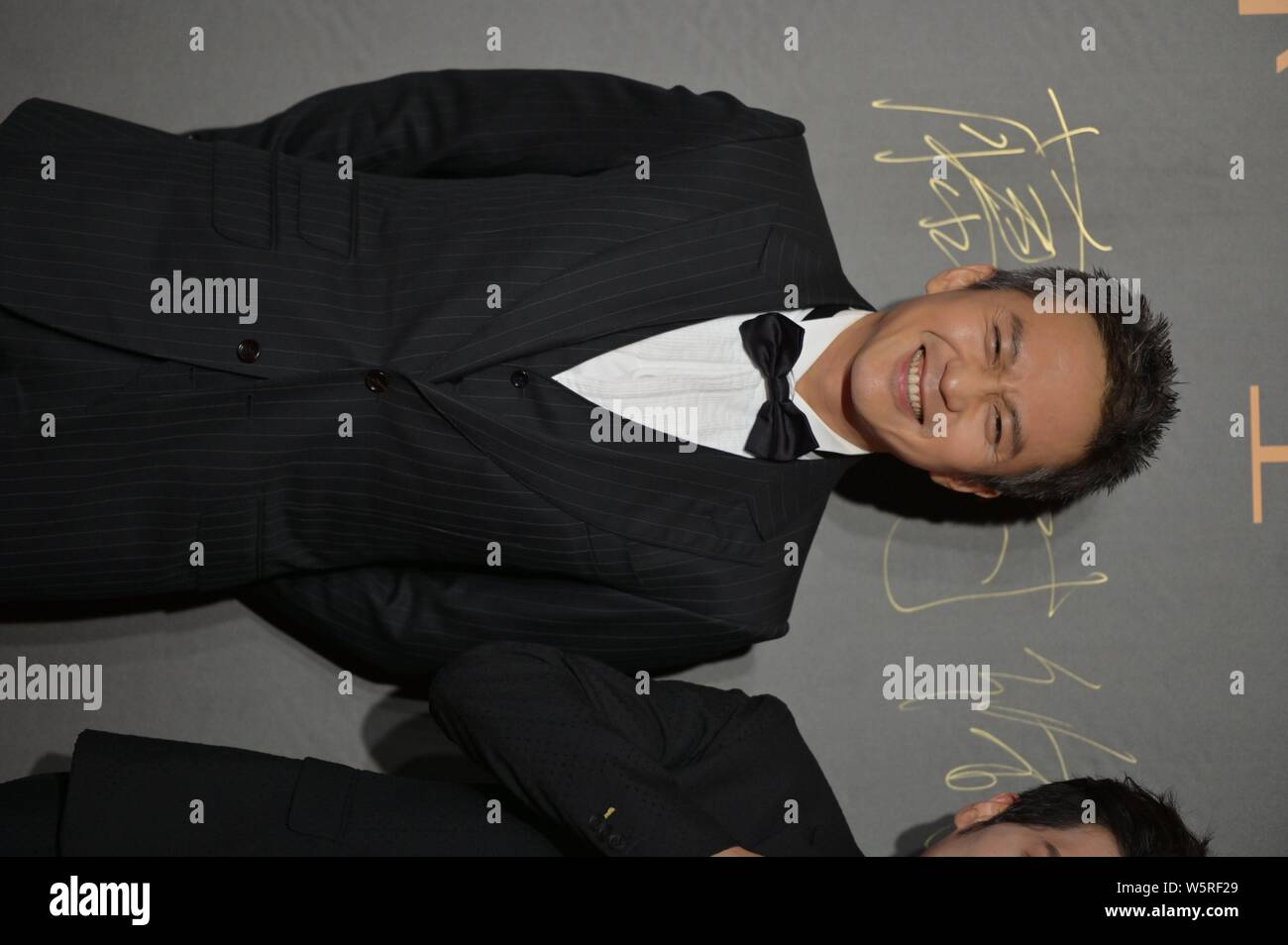 Chinese actor Deng Chao arrives on the red carpet for 2019 Sina Weibo ...