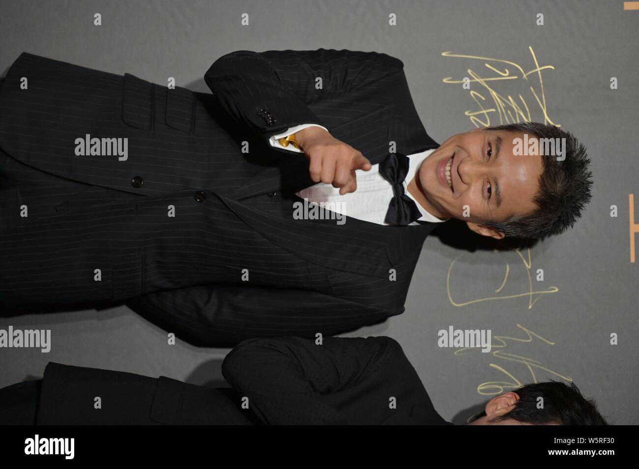 Chinese actor Deng Chao arrives on the red carpet for 2019 Sina Weibo ...