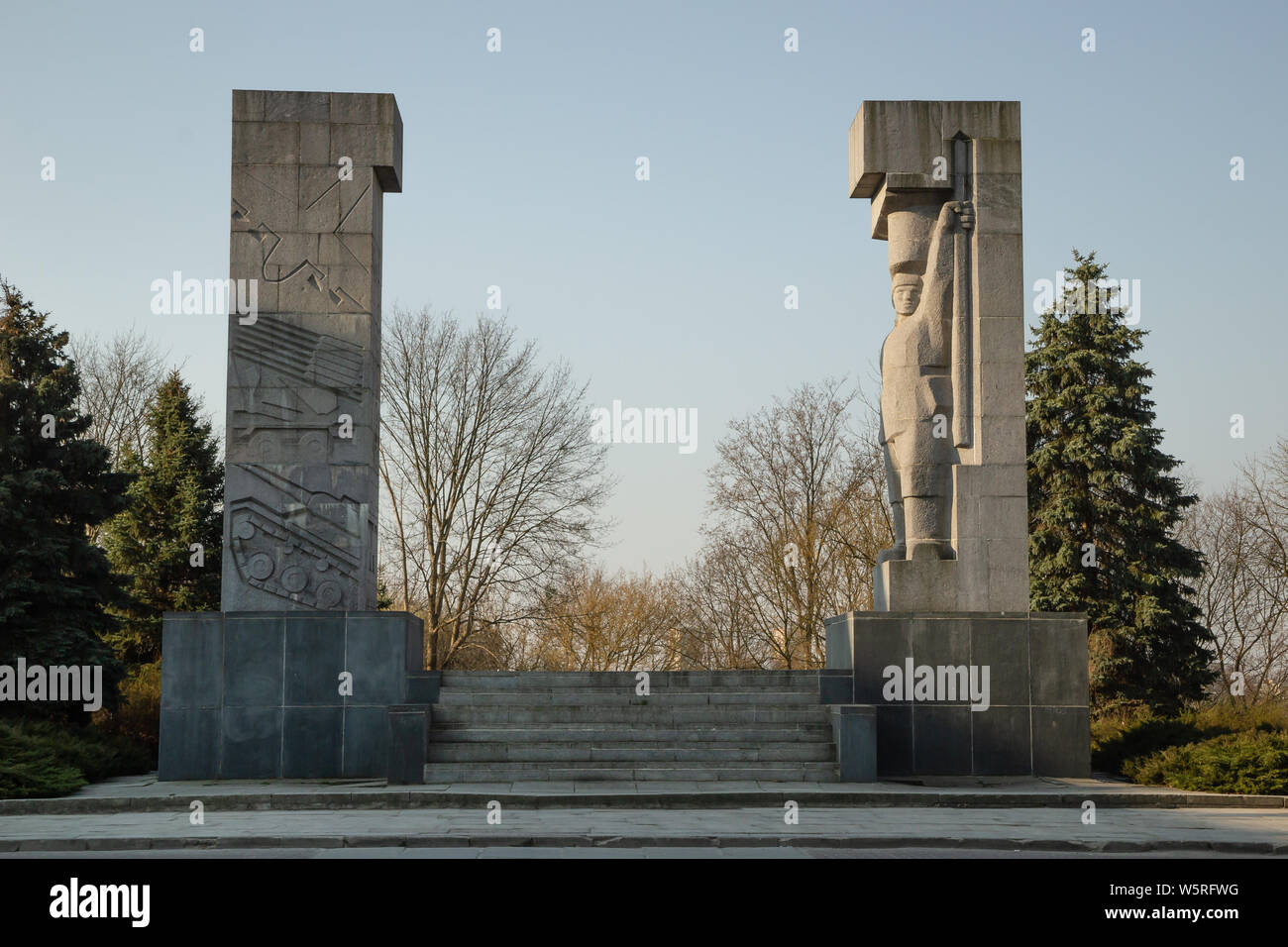 Polish soviet monument hi-res stock photography and images - Alamy