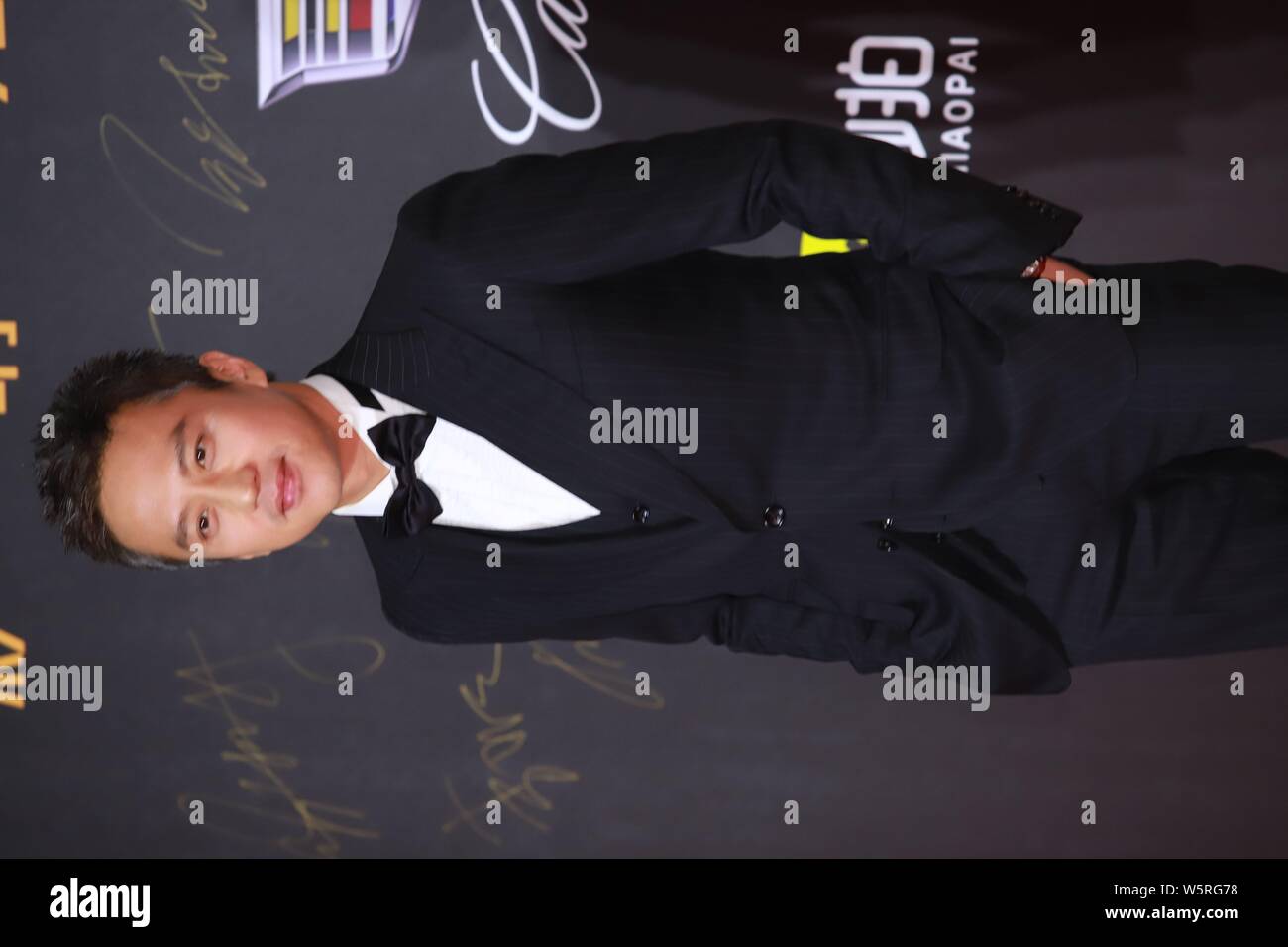 Chinese actor Deng Chao arrives on the red carpet for 2019 Sina Weibo ...