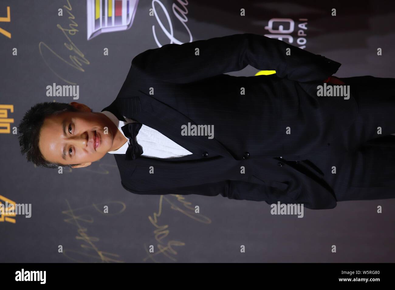 Chinese actor Deng Chao arrives on the red carpet for 2019 Sina Weibo ...