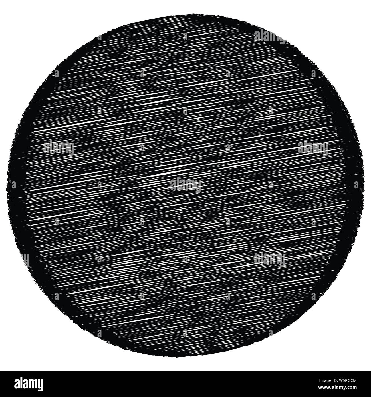 Scribble sketch circle. Sketchy circular shape Stock Vector Image & Art ...