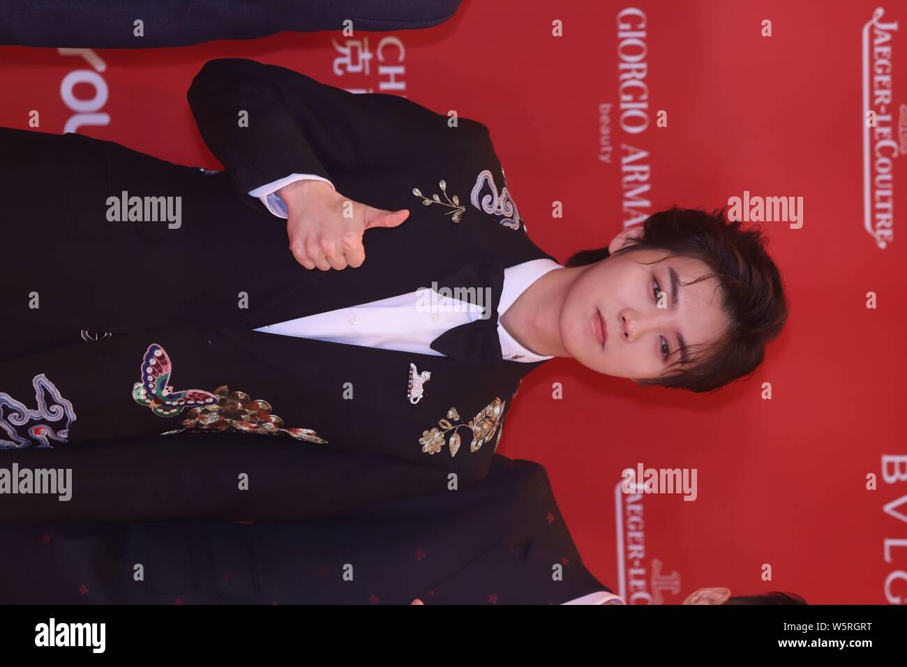 Chinese singer and actor Lu Han arrives on the red carpet for the ...
