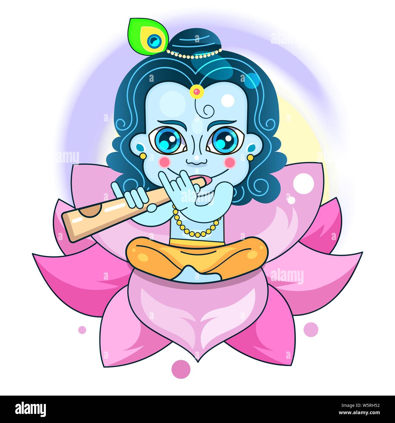Vrindavan india Stock Vector Images - Alamy