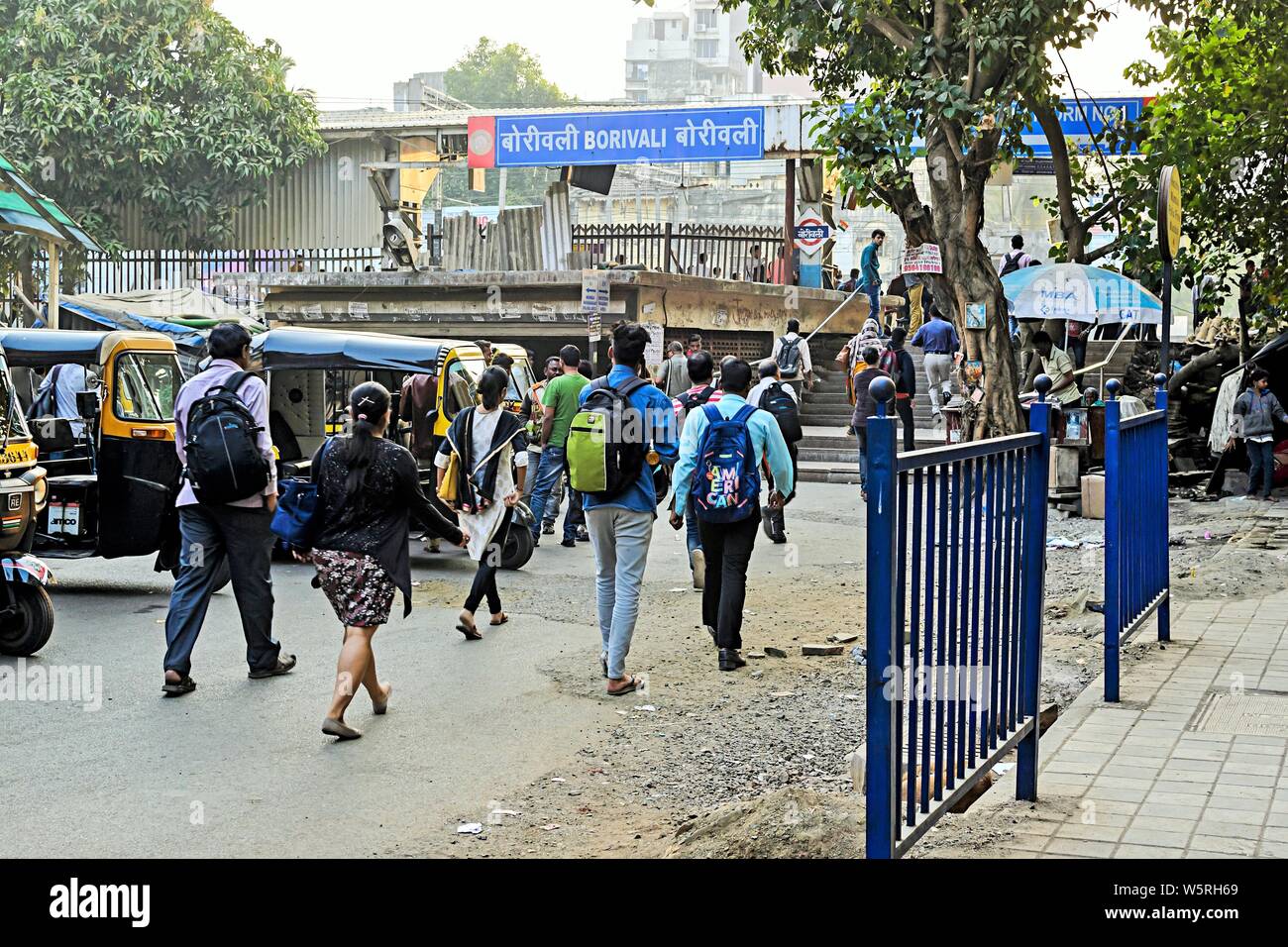 Borivali Railway Station Mumbai Maharashtra India Asia Stock Photo - Alamy