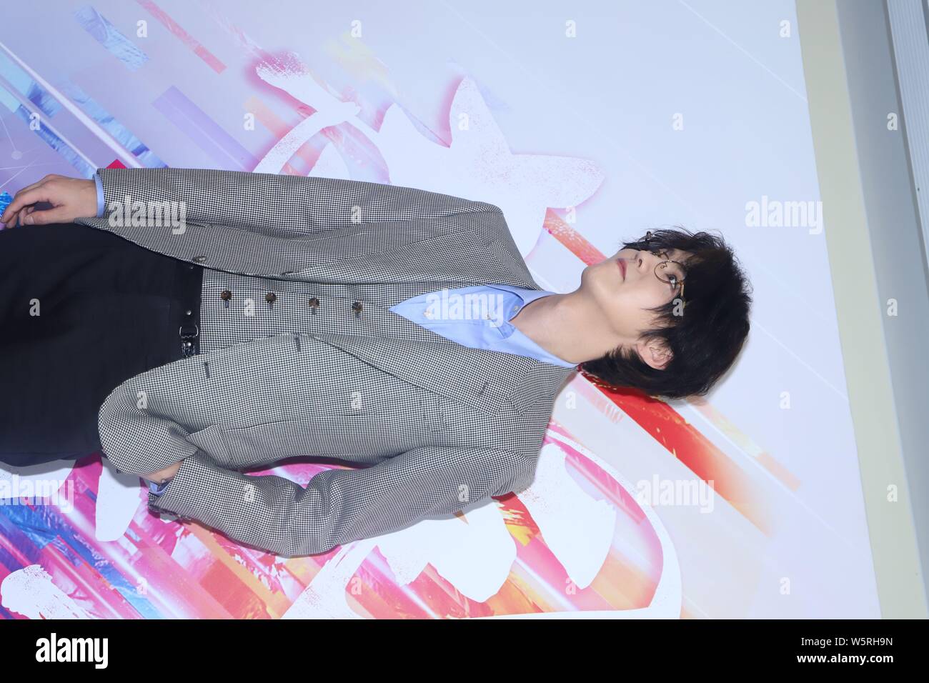 Chinese singer and actor Lu Han attends a press conference for new TV ...