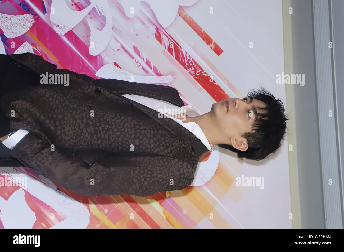 Chinese actor Chen Xiao attends a press conference for new TV series ...