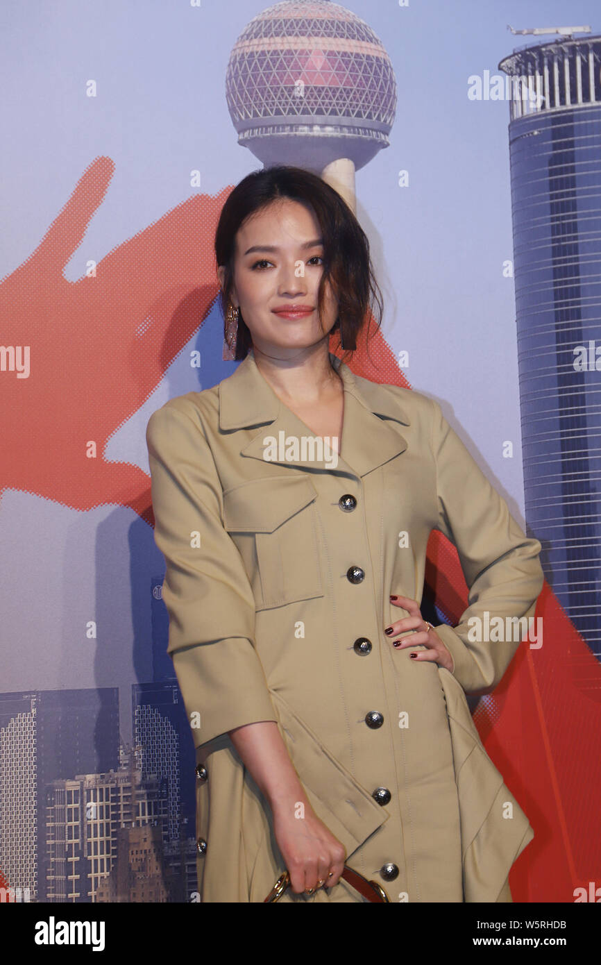 Taiwanese model and actress Shu Qi attends the Chloe Spring/Summer 2020 ...
