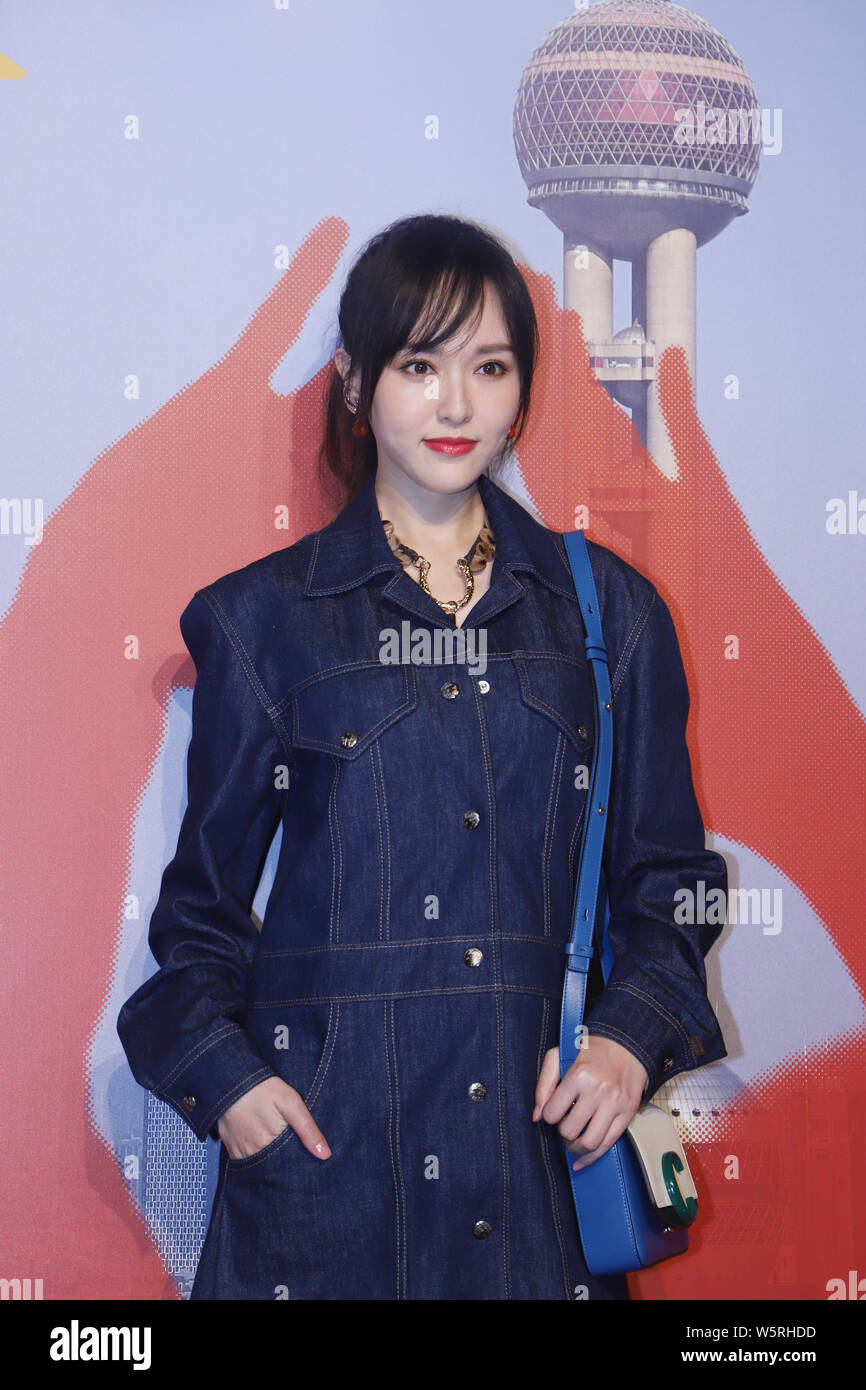 Chinese actress Tiffany Tang or Tang Yang attends the Chloe Spring ...