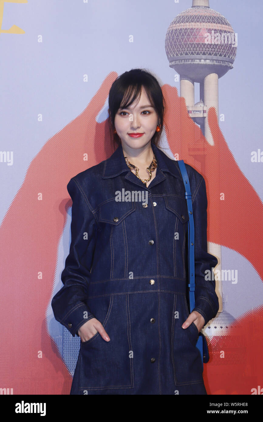Chinese actress Tiffany Tang or Tang Yang attends the Chloe Spring ...