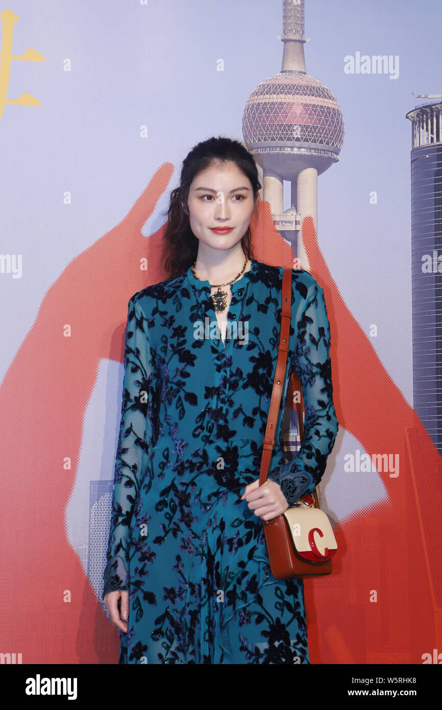 Chinese model He Sui attends the Chloe Spring/Summer 2020 collection in ...