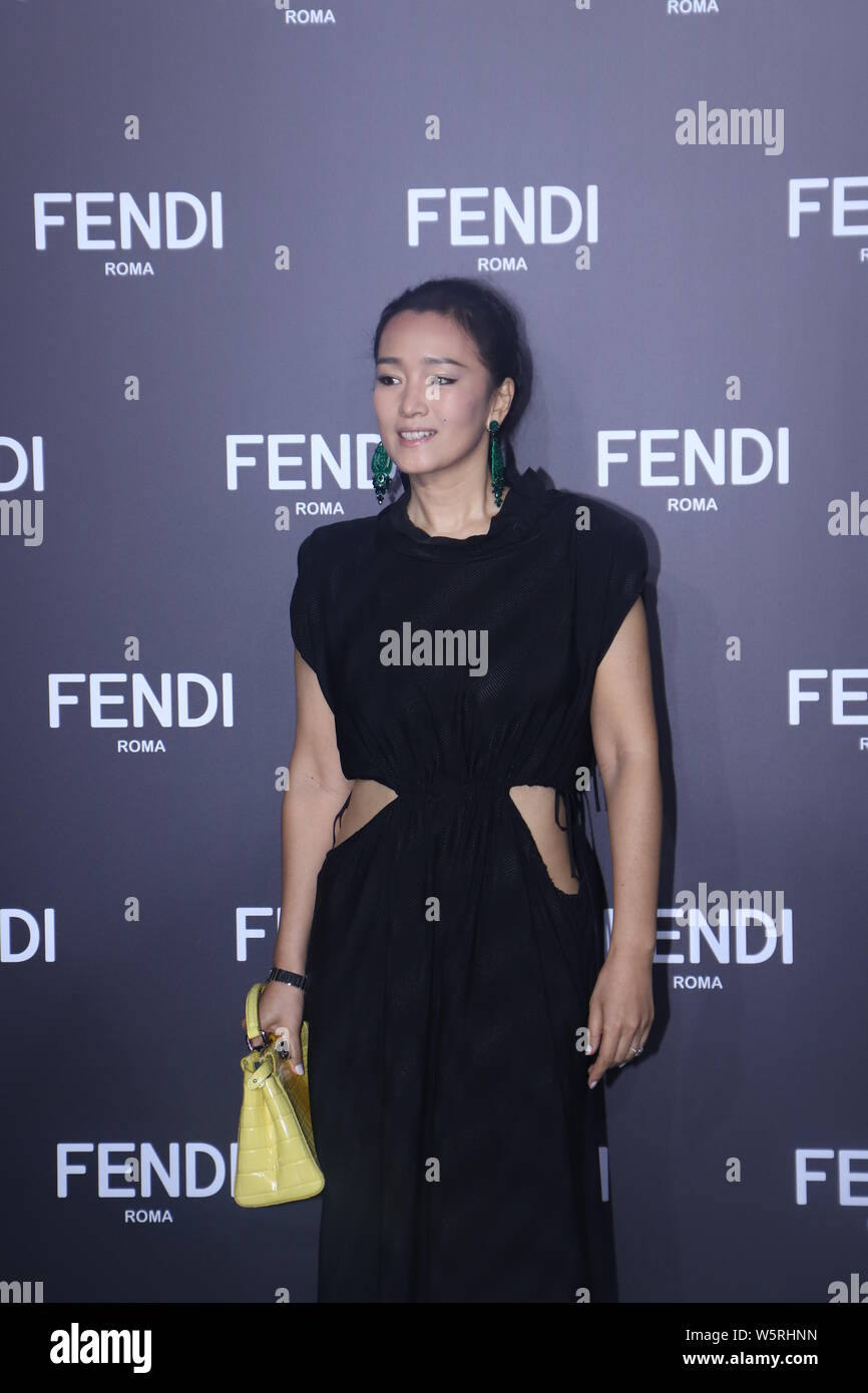 Chinese actress Gong Li attends the Fendi Men's Fall/Winter 2019 ...