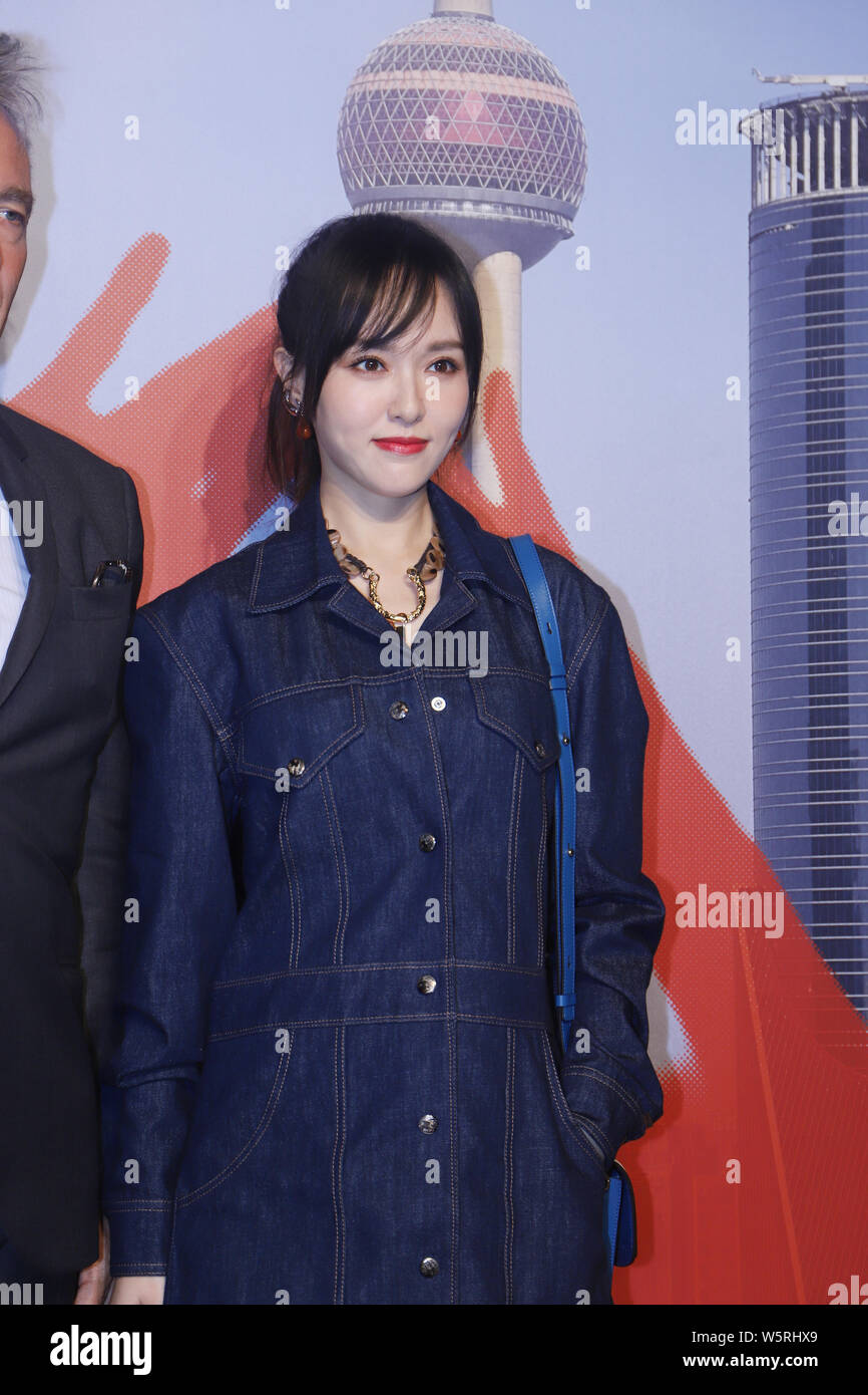 Chinese actress Tiffany Tang or Tang Yang attends the Chloe Spring ...