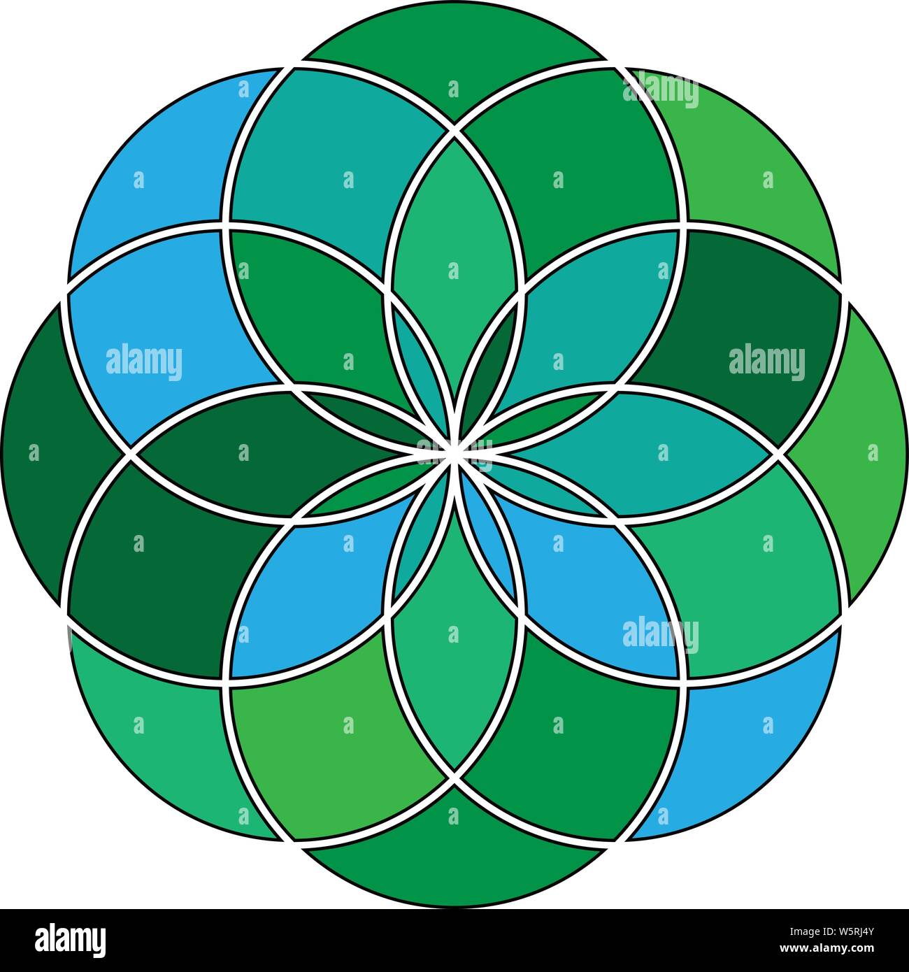 Circular glass ornament Cut Out Stock Images & Pictures - Alamy