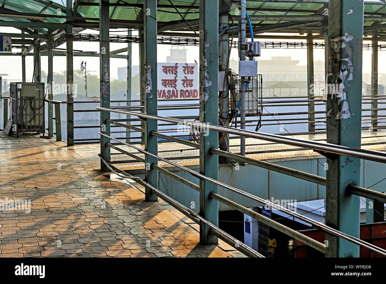 Indian railway foot over bridge hi-res stock photography and images - Alamy