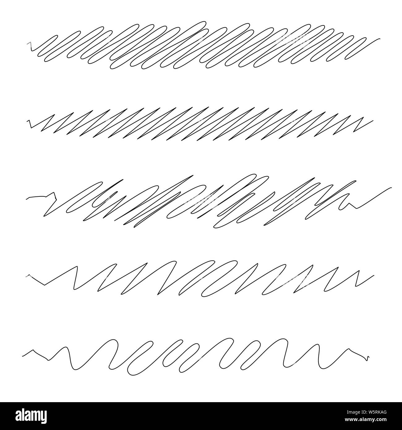 Squiggle squiggly wavy line hi-res stock photography and images - Alamy