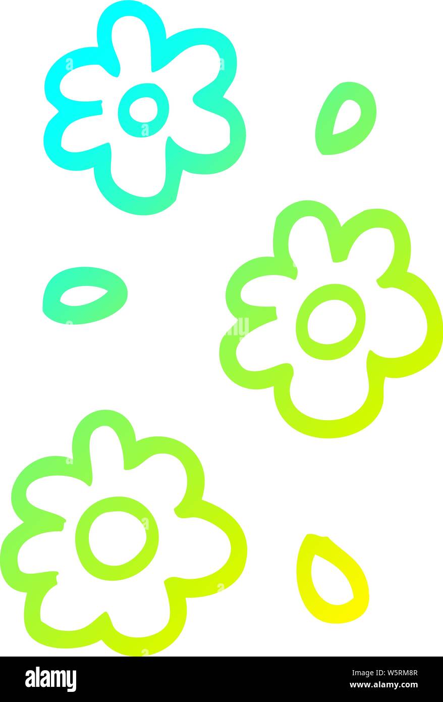 Simple flower heads Cut Out Stock Images & Pictures - Alamy