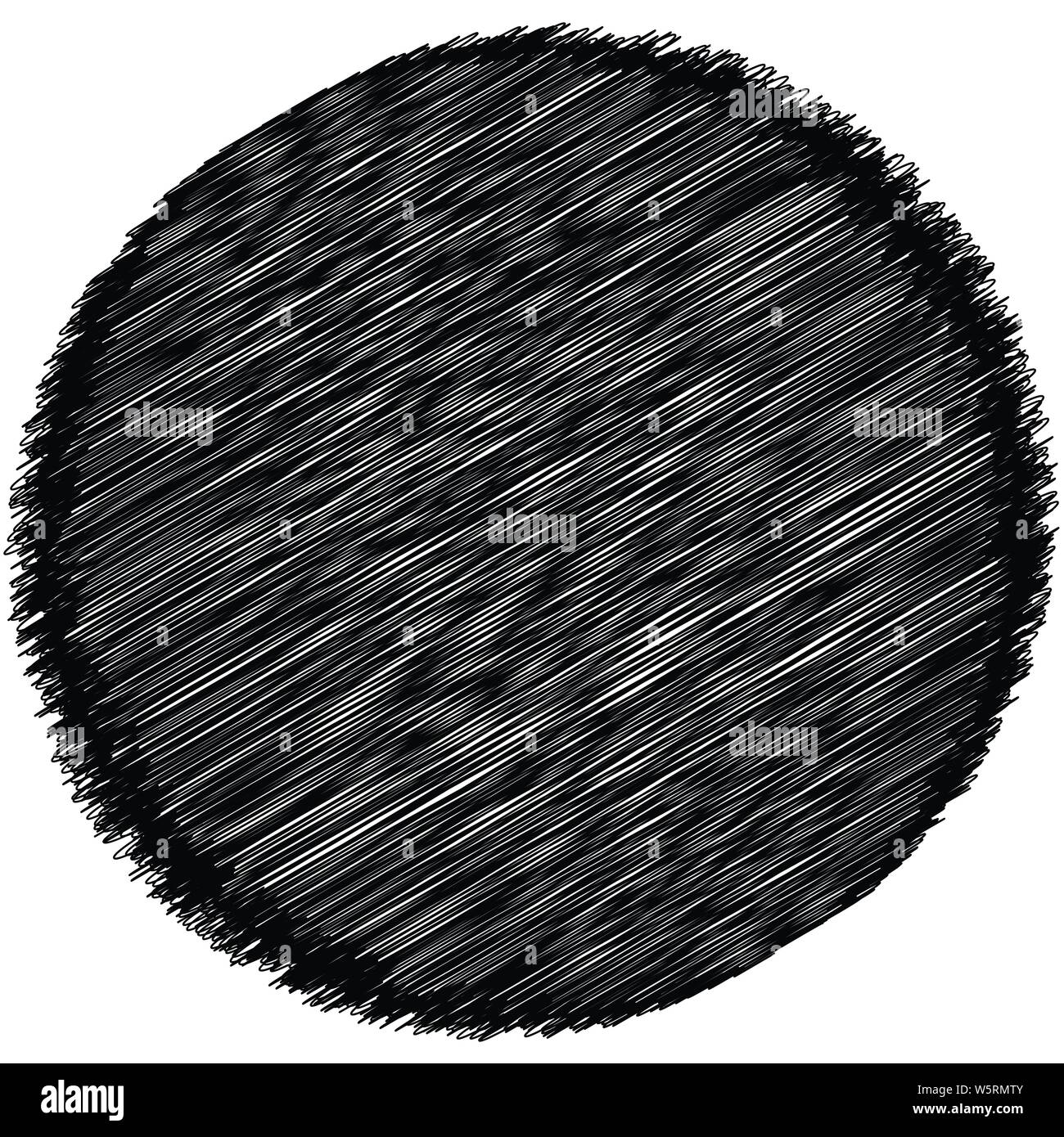 Scribble sketch circle. Sketchy circular shape Stock Vector Image & Art ...