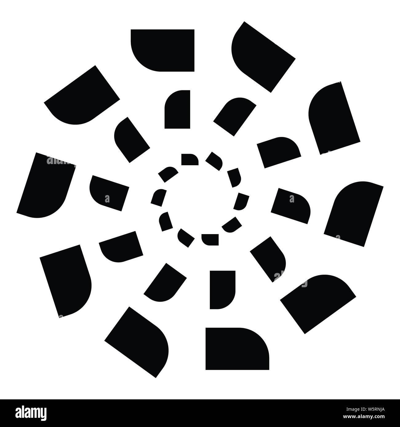 Circular geometry. Circular / concentric abstract design element Stock ...