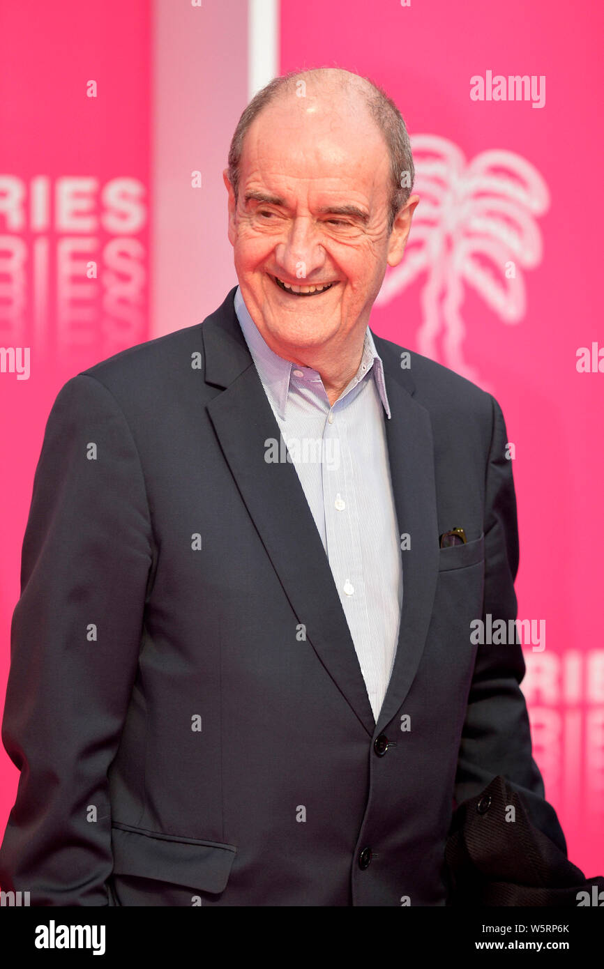 Pierre Lescure attending the opening ceremony of the 2nd Canneseries ...