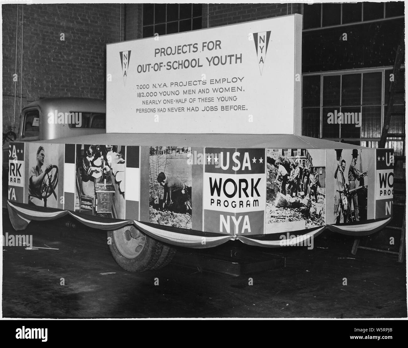 NYA:Washington, D.C.:float projects for out-of-school youth:Inaugural ...