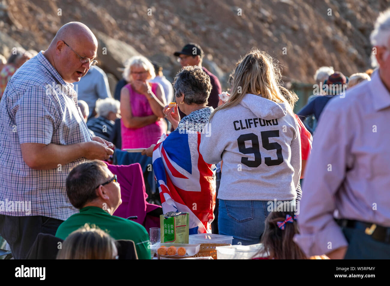 Lydbrook Brass Band play a "Proms in the Quarry" at Barnhill Quarry ...