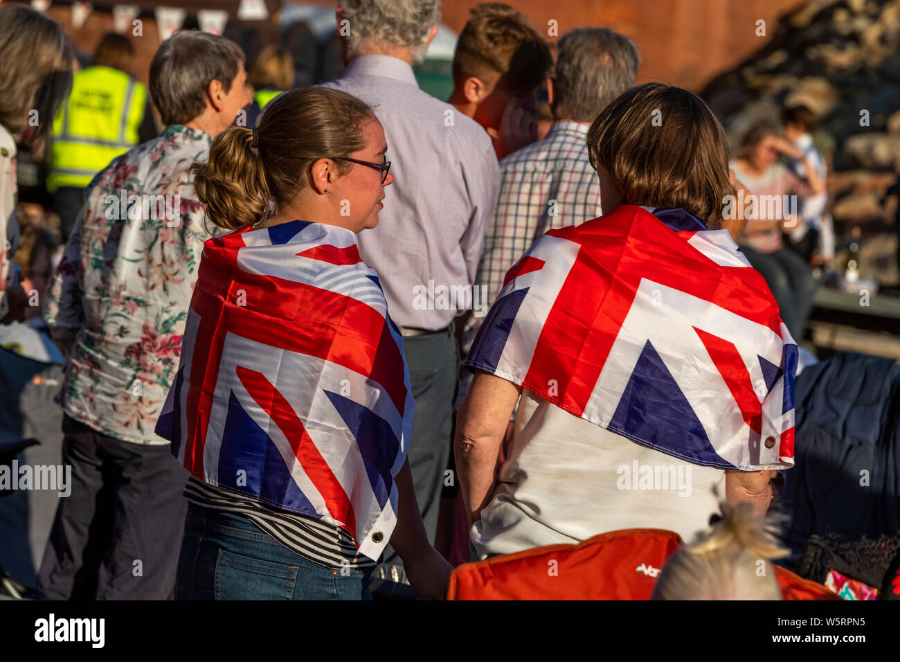 Lydbrook Brass Band play a "Proms in the Quarry" at Barnhill Quarry ...