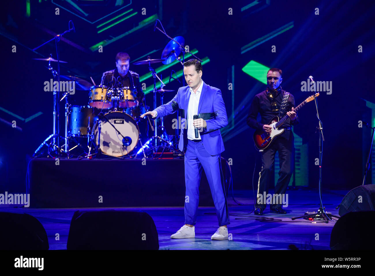 Russian singer-songwriter Vitaliy Vladasovich Grachov, better known by ...