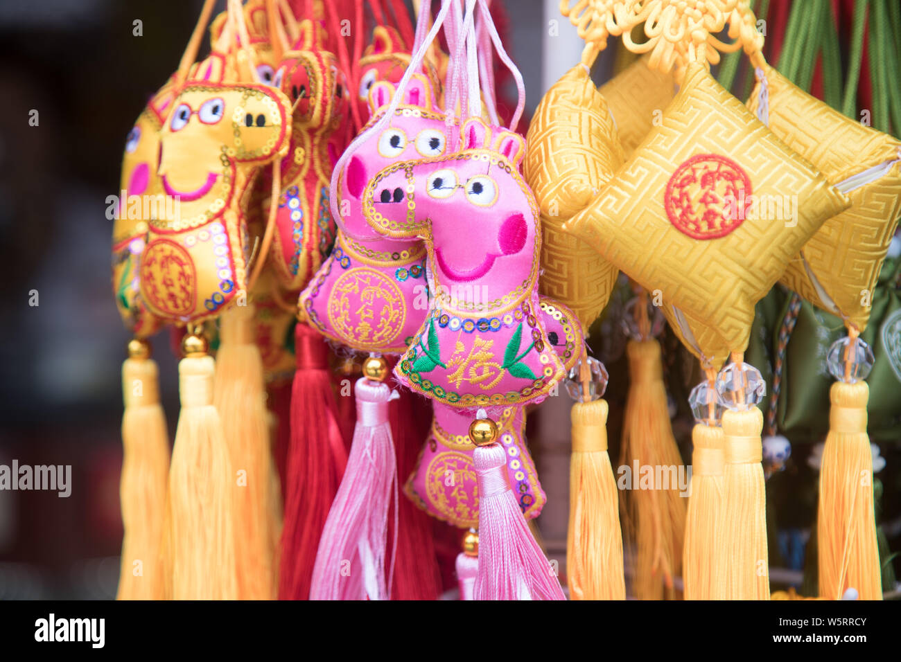 The Peppa Pig-shaped sachets are for sale at a retail shop of TCM ...