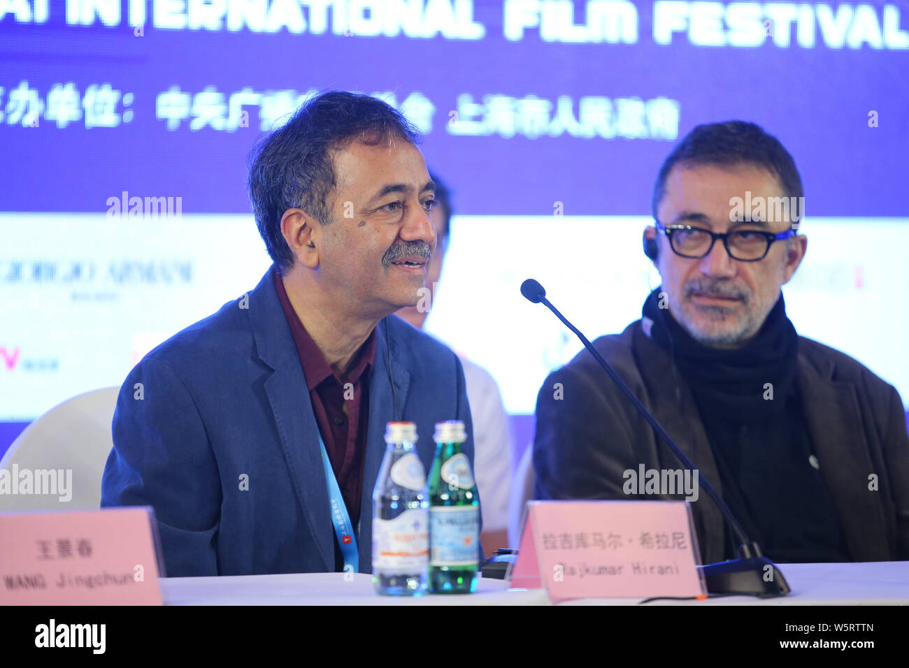 Indian film director and jury member Rajkumar Hirani attends a press ...