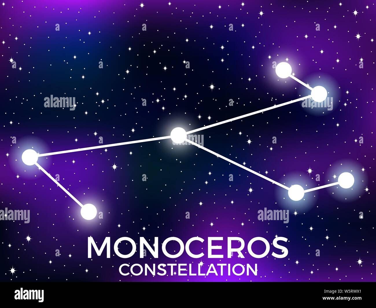 Unicorn constellation hi-res stock photography and images - Alamy