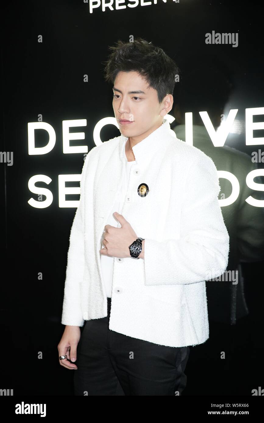 Taiwanese actor Darren Wang attends the opening ceremony for Chanel J12 ...