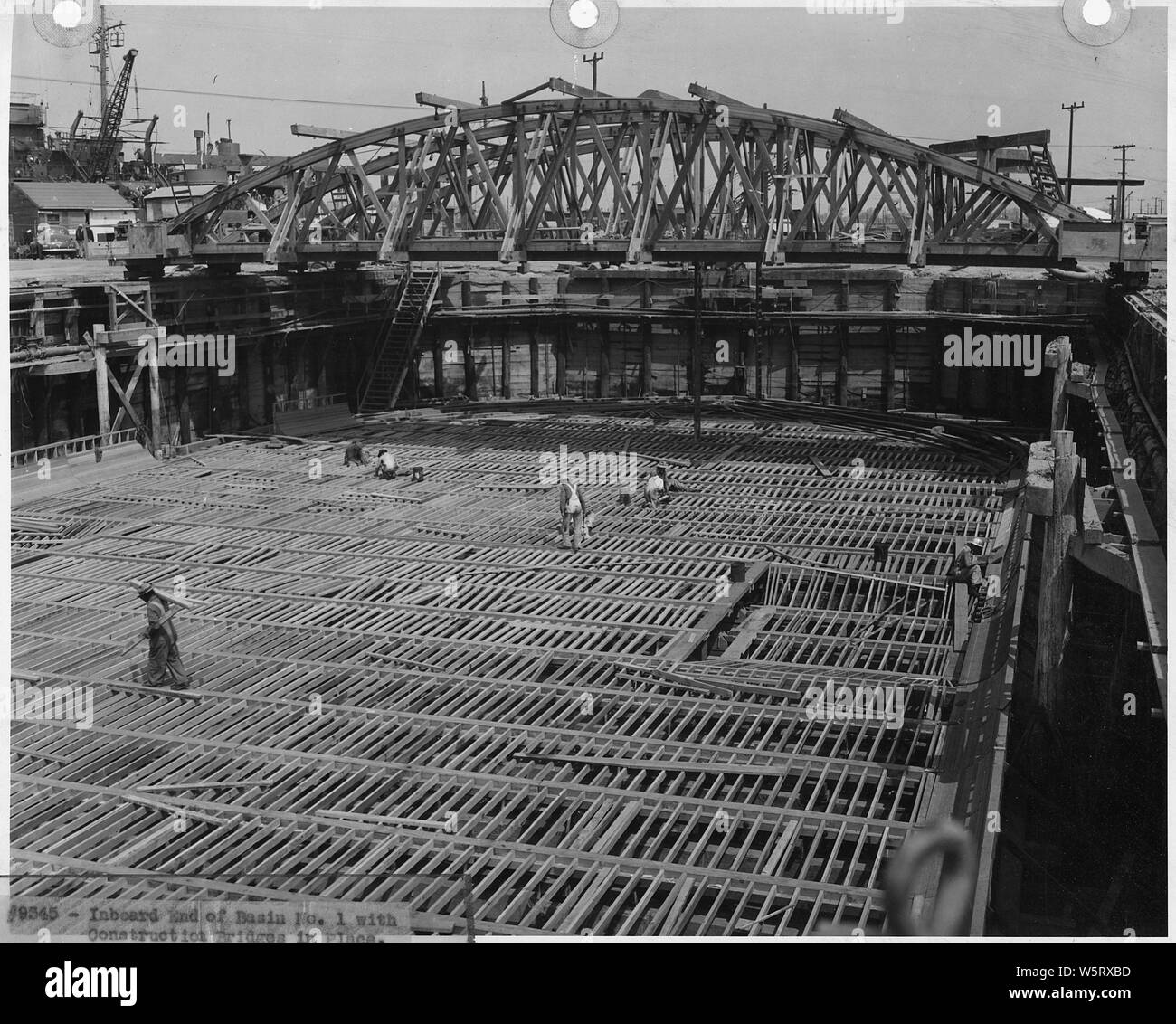 Naval Air Station, San Pedro: May 3, 1945 - Inboard End of Basin No. 1 ...