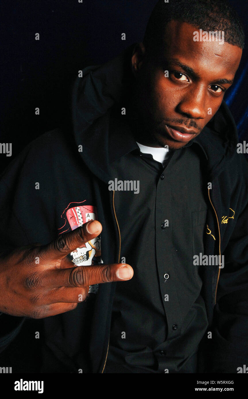 Rapper Jay Rock portraits at the Key Club in W. Hollywood Stock Photo ...