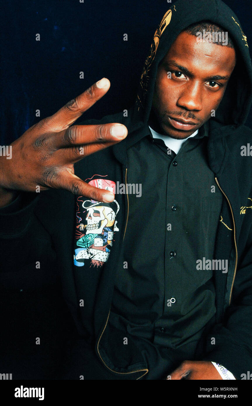 Rapper Jay Rock portraits at the Key Club in W. Hollywood Stock Photo ...