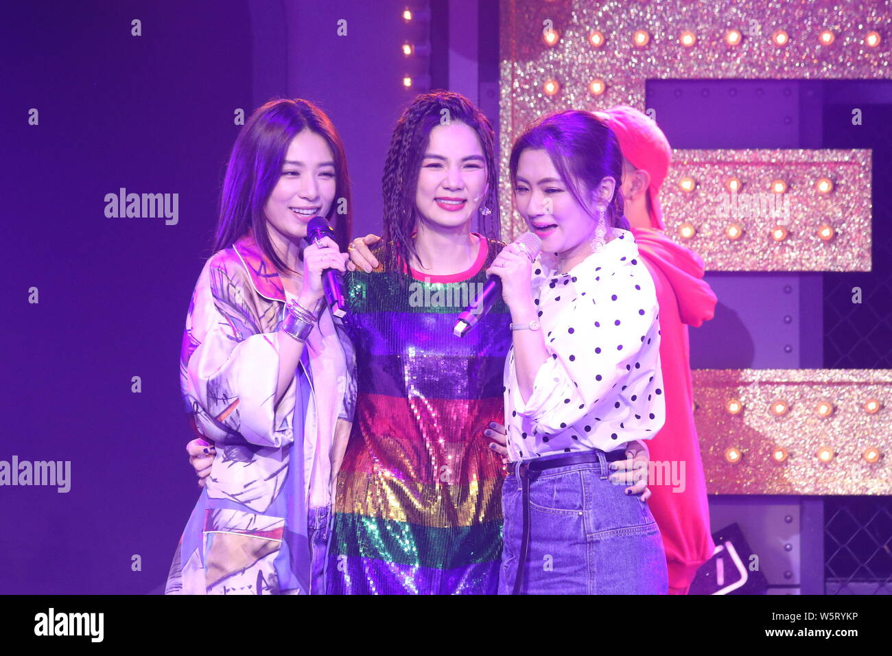(From left) Hebe Tien Fu-chen, Ella Chen Chia-hwa, and Selina Jen Chia ...