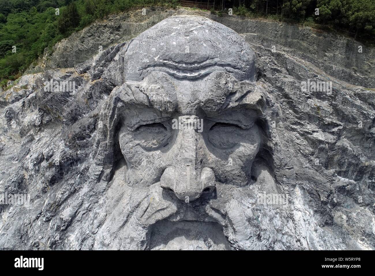 Giant Sculpture Of Fuxi at Brooke Rentoul blog