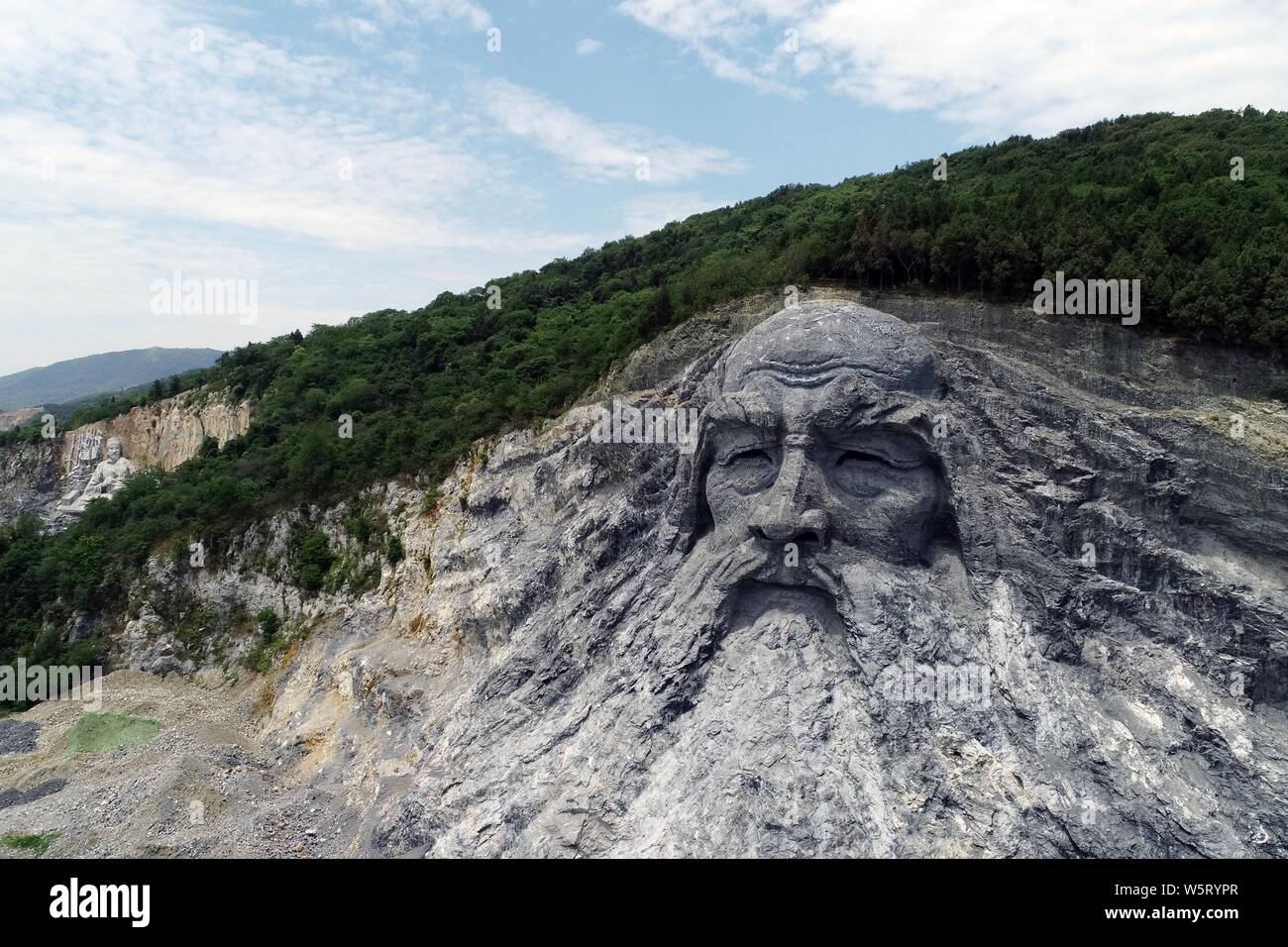 Giant Sculpture Of Fuxi at Brooke Rentoul blog