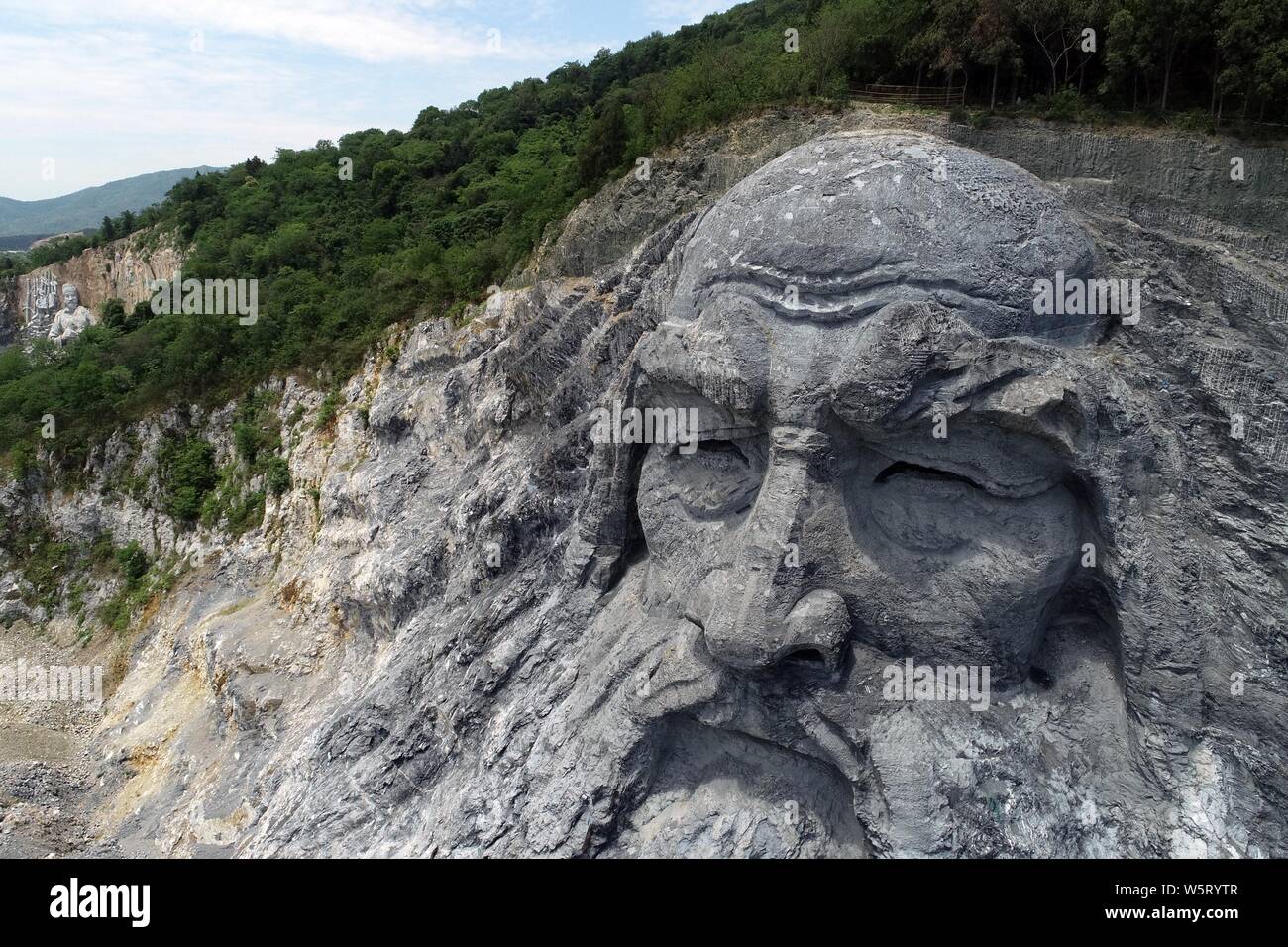 Giant Sculpture Of Fuxi at Brooke Rentoul blog