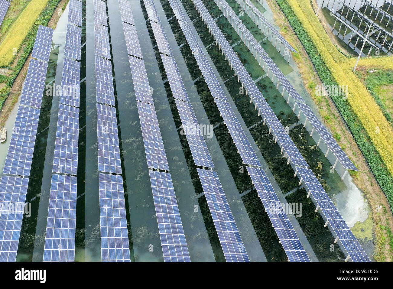 Solar energy farm hi-res stock photography and images - Alamy
