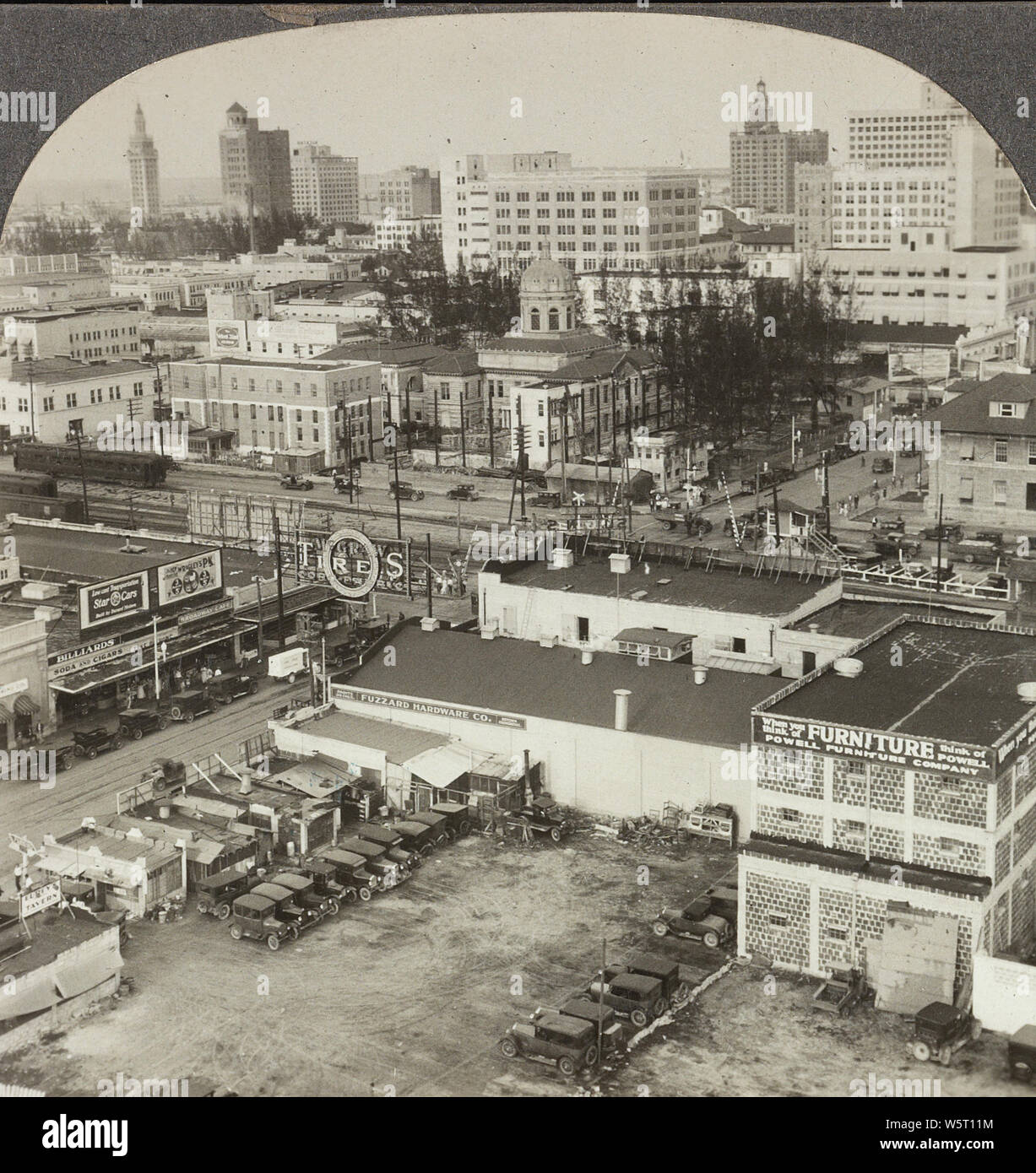 Miami florida skyline historical hi-res stock photography and images ...