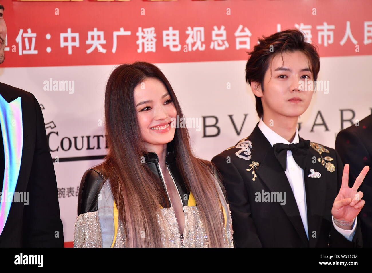 Taiwanese model and actress Shu Qi, left, and Chinese singer and actor ...
