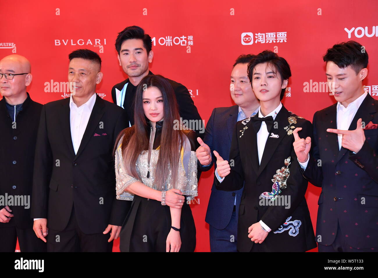 Taiwanese model and actress Shu Qi, left, and Chinese singer and actor ...