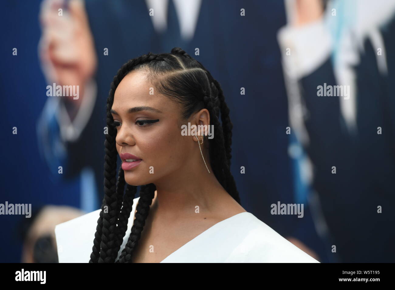 American actress and singer Tessa Thompson attends the premiere event ...