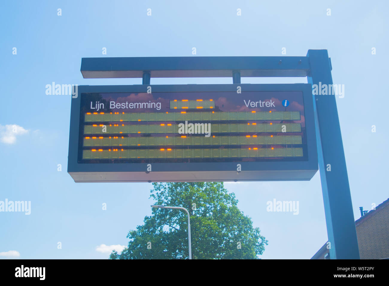 Bus departure board hi-res stock photography and images - Alamy