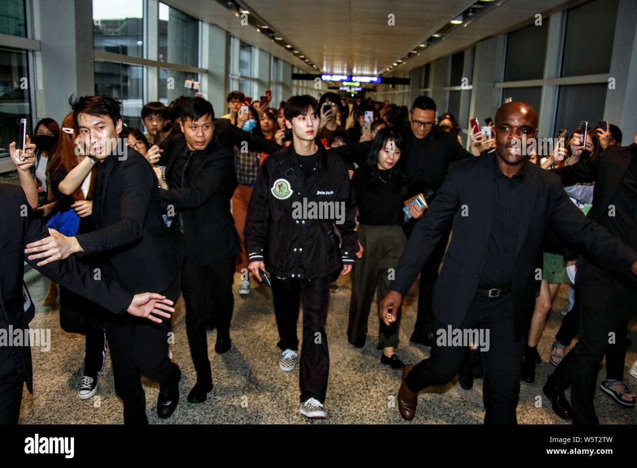 South Korean singer-songwriter and actor Hwang Min-hyun, known ...