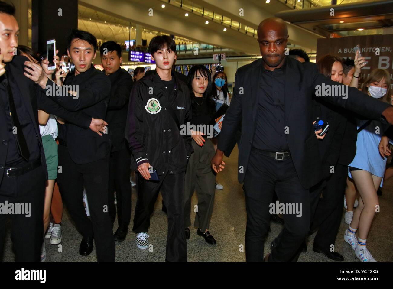 South Korean singer-songwriter and actor Hwang Min-hyun, known ...