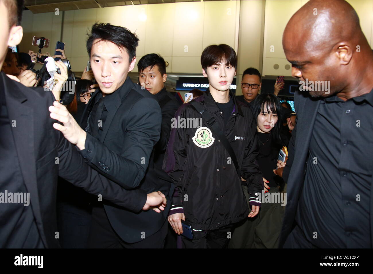 South Korean singer-songwriter and actor Hwang Min-hyun, known ...