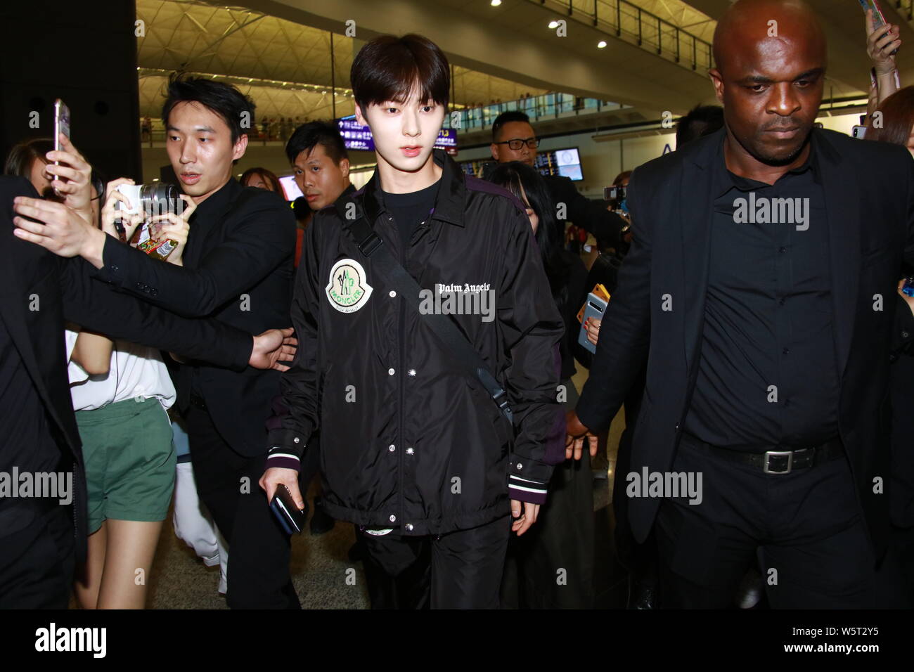 South Korean singer-songwriter and actor Hwang Min-hyun, known ...